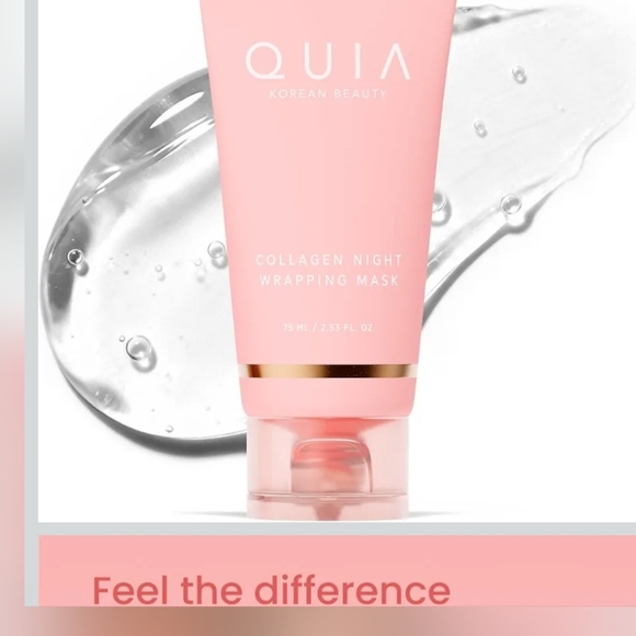 quia | Skincare | Quia Collagen Night Wrapping Mask Soft Pink New In ...
